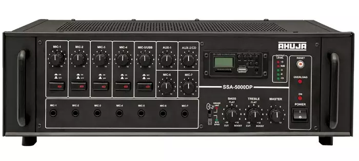 Ahuja SSA-5000DP 500 Watts Pa Amplifier with Built-in Player